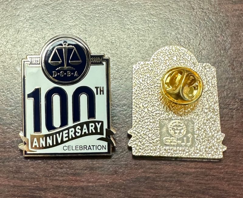 DSBA 100TH ANNIVERSARY PIN – Delaware State Bar Association
