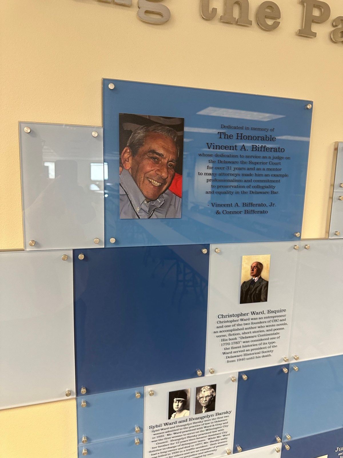LEGACY WALL – Delaware State Bar Association