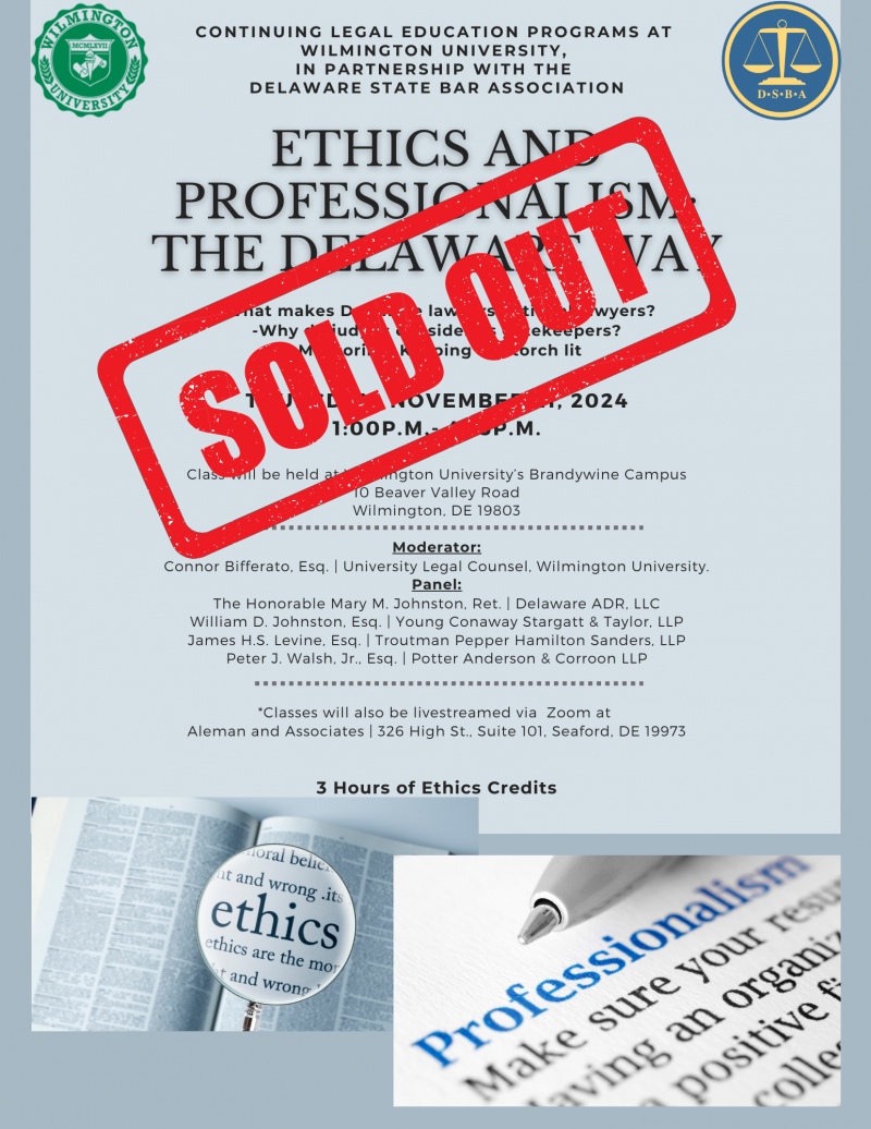 Events for September 2025 – Delaware State Bar Association